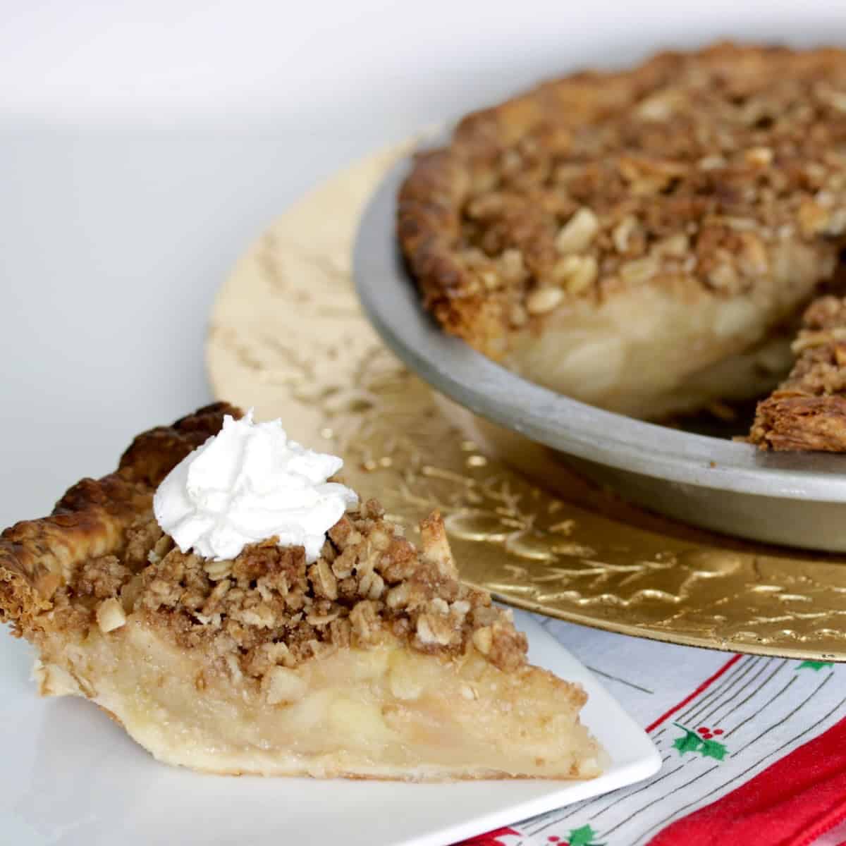 Apple Crumb Pie - Joyful Crumbs